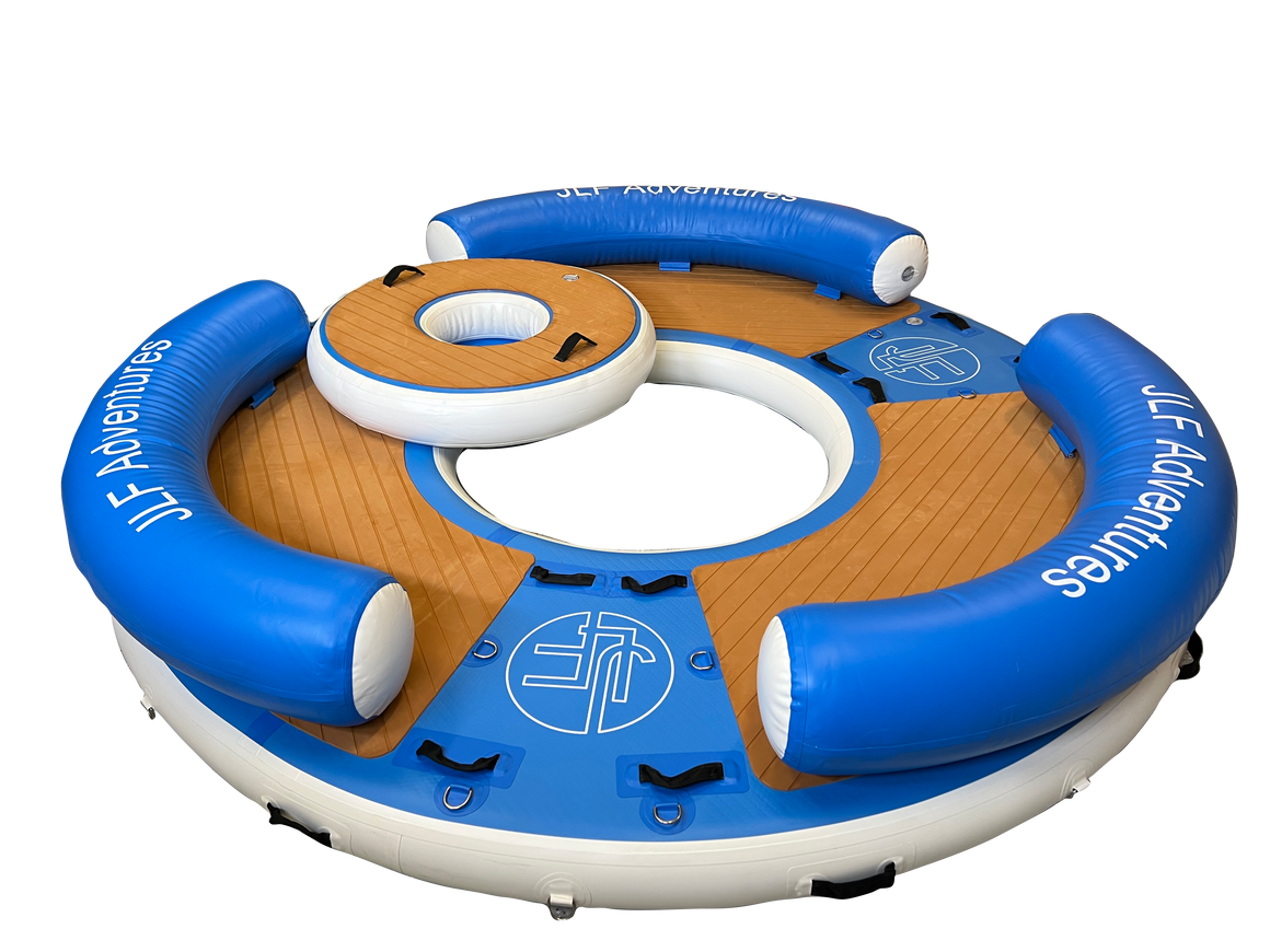 Foldable inflatable blow up swim mats rafts party lounges – JLF Adventures